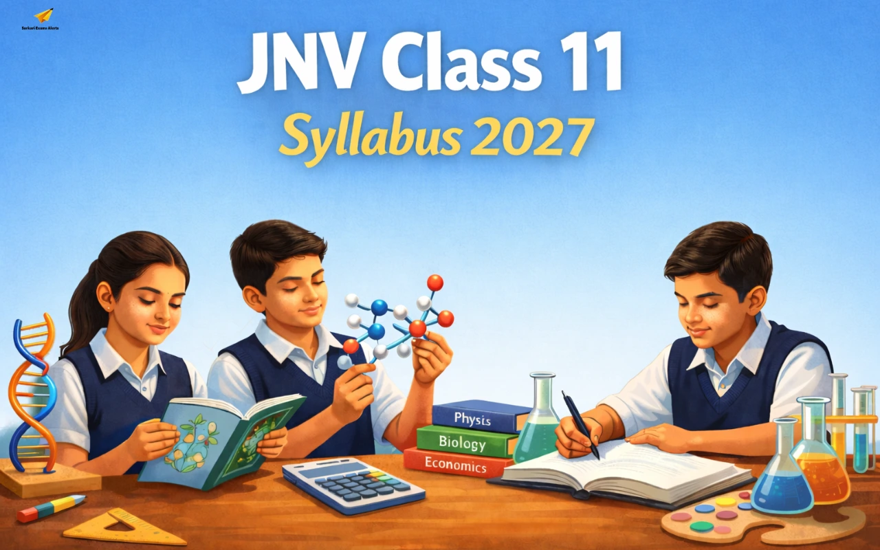 JNV Class 11 Syllabus 2027: Complete Subject-wise Curriculum for ...